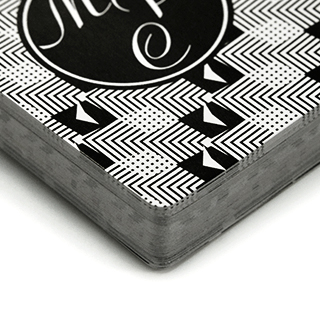 Customized Red Monogrammed MPC Playing Cards