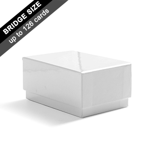 Plain Rigid Box for 126 Bridge Cards