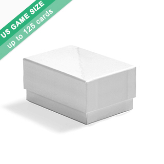 Plain Rigid Box for 125 US game size cards