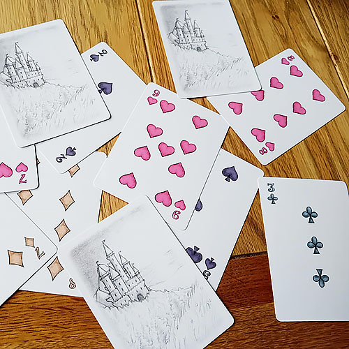 Hand-Drawn Furry Playing Cards