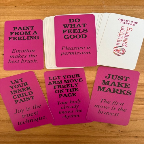 Intuition Painting Mantra Cards