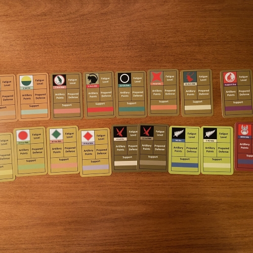 HQ Cards For BCS Arracourt, Brazen Chariots & Baptism By Fire (Premium Plastic)