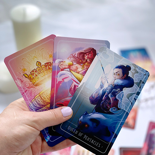 Tarot Deck Featuring Characters From The Famous Fantasy Saga