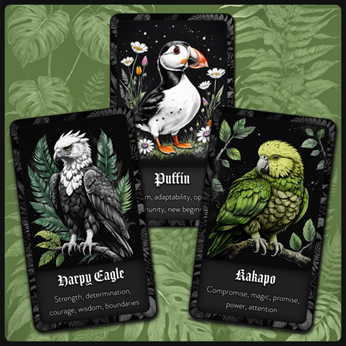 Avian Oracle Mini Cards