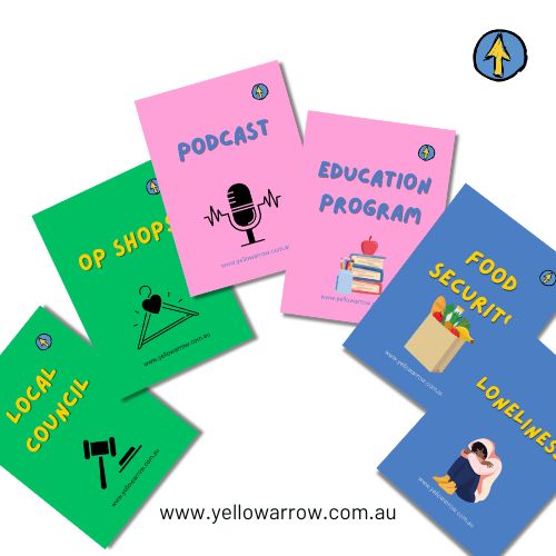 Yellow Arrow Student Action Cards