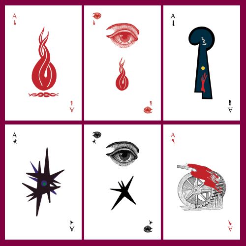 Parasurrealist Koi Automaton Cards