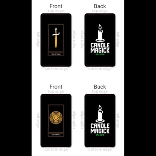 Candle Magick Spellcaster Tarot Card Cards