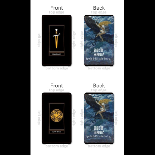 Book Of Shadows Flying Horse Tarot Card Cards