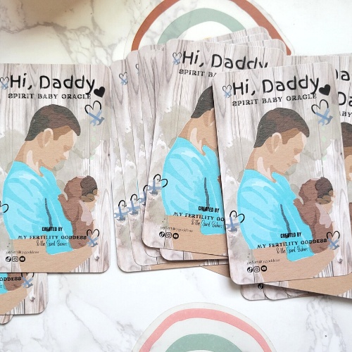Hi, Daddy Spirit Baby Oracle Cards