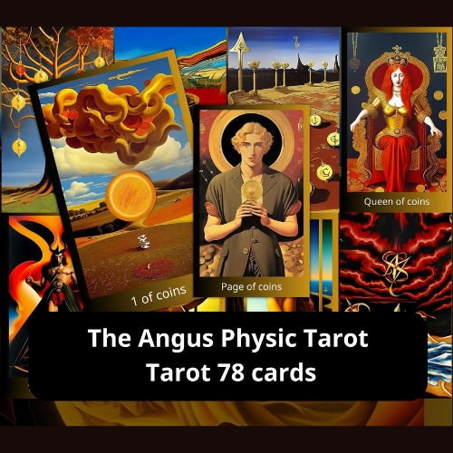 The Angus Physic Tarot Us Size Cards