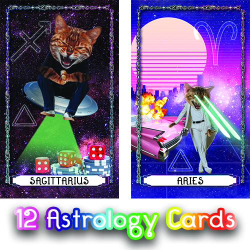 Astro Kitties Astro Booster Cards