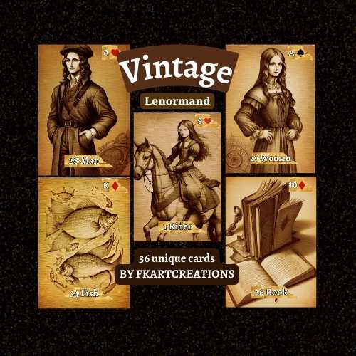 Vintage Lenormand Deck
