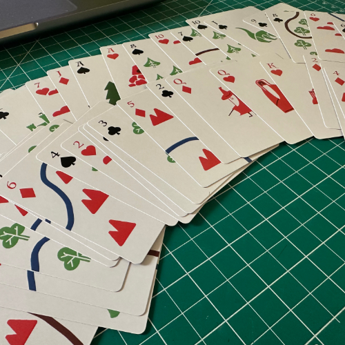 Fantasy Map Poker Deck