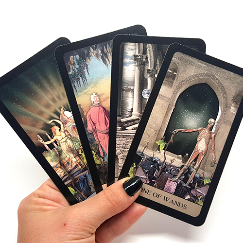 The Vintage Oracle Tarot Cards Gold Edges