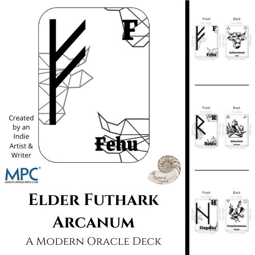 Elder Futhark Runes Arcanum Oracle Cards
