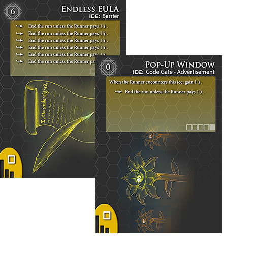 Android Netrunner - NBN Black Ice Cards