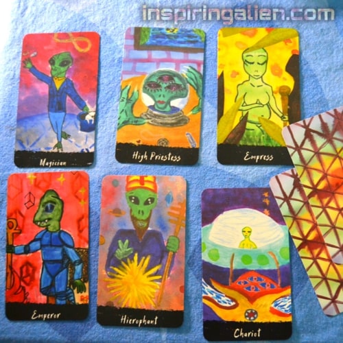 Inspiring Alien Tarot INFINITE Edition Cards
